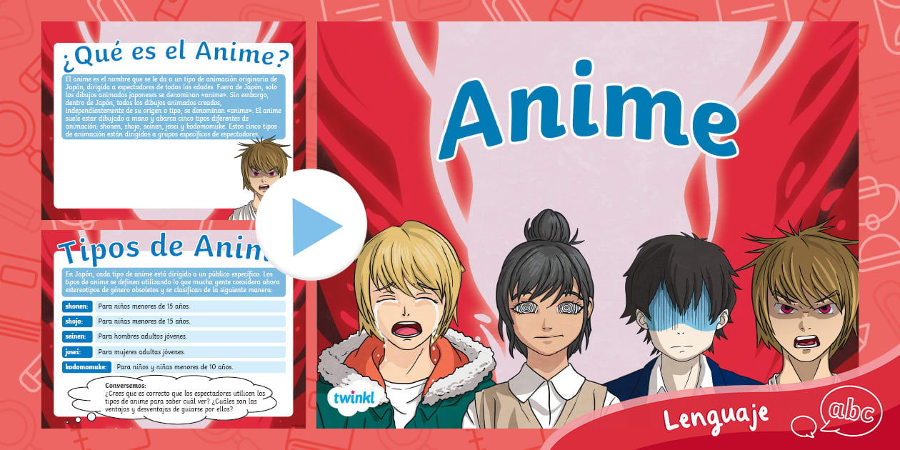 PowerPoint | Anime | Cómic | Manga | Personajes | Lenguaje