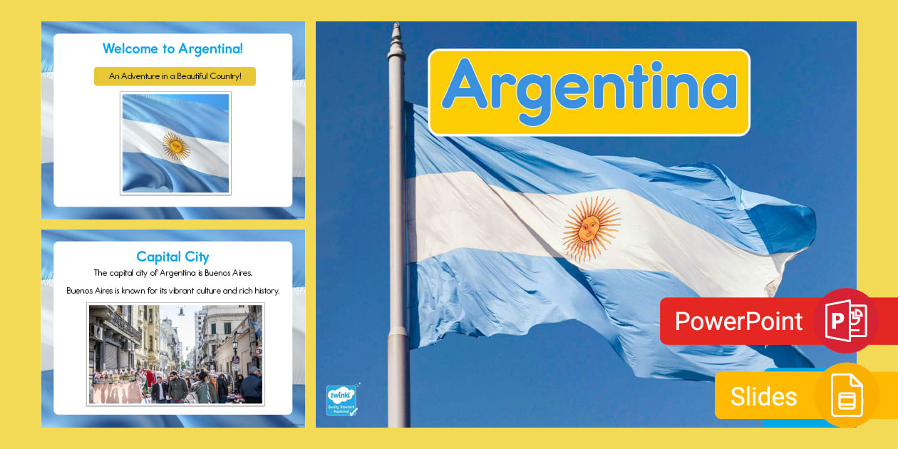 Argentina PowerPoint & Google Slides for K-2nd Grade