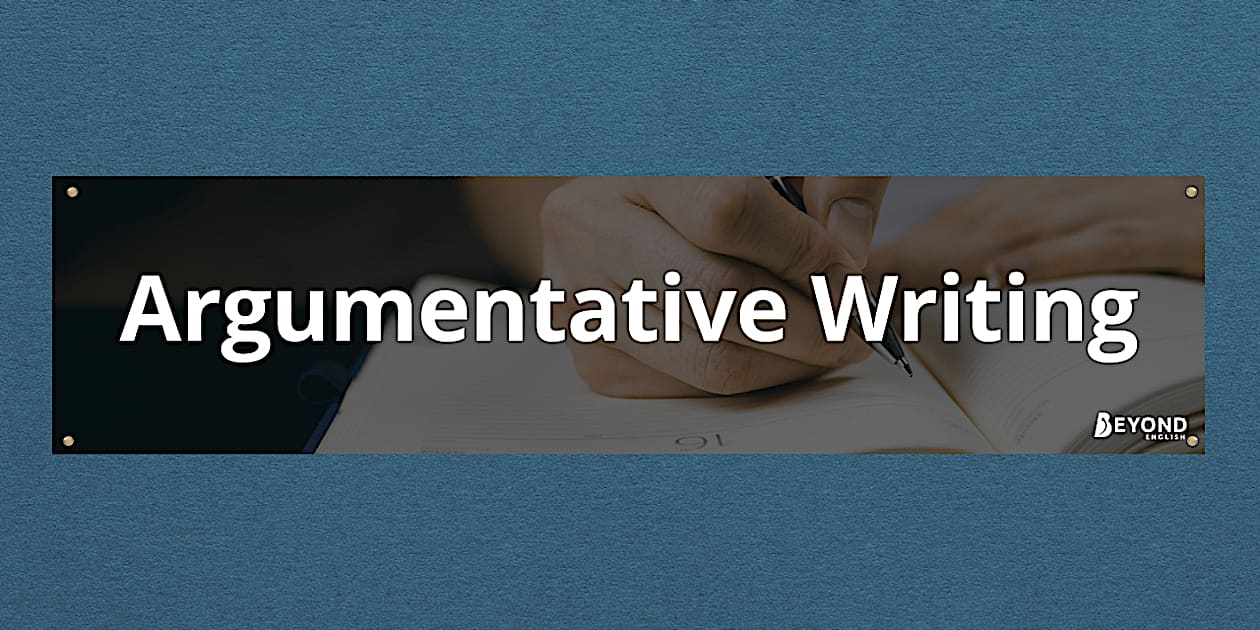 Argumentative Writing Display Banner (Teacher-Made) - Twinkl