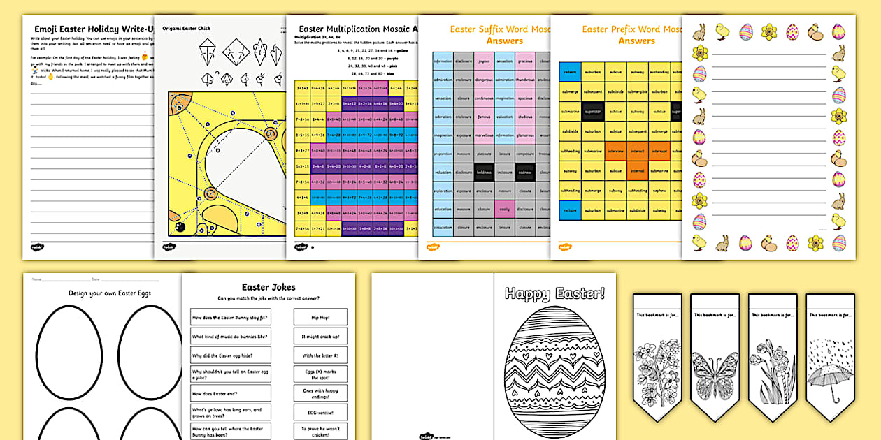 Top 10 Easter Activities Resource Pack - Twinkl