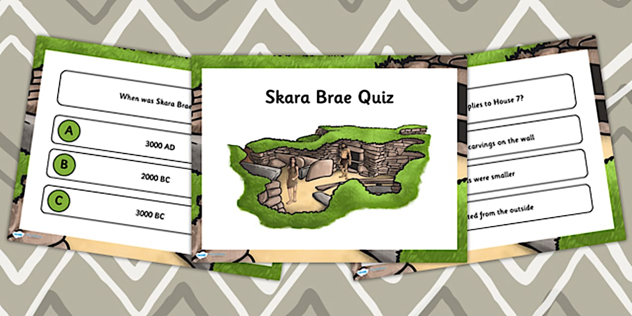Skara Brae Quiz PowerPoint (Teacher-Made) - Twinkl