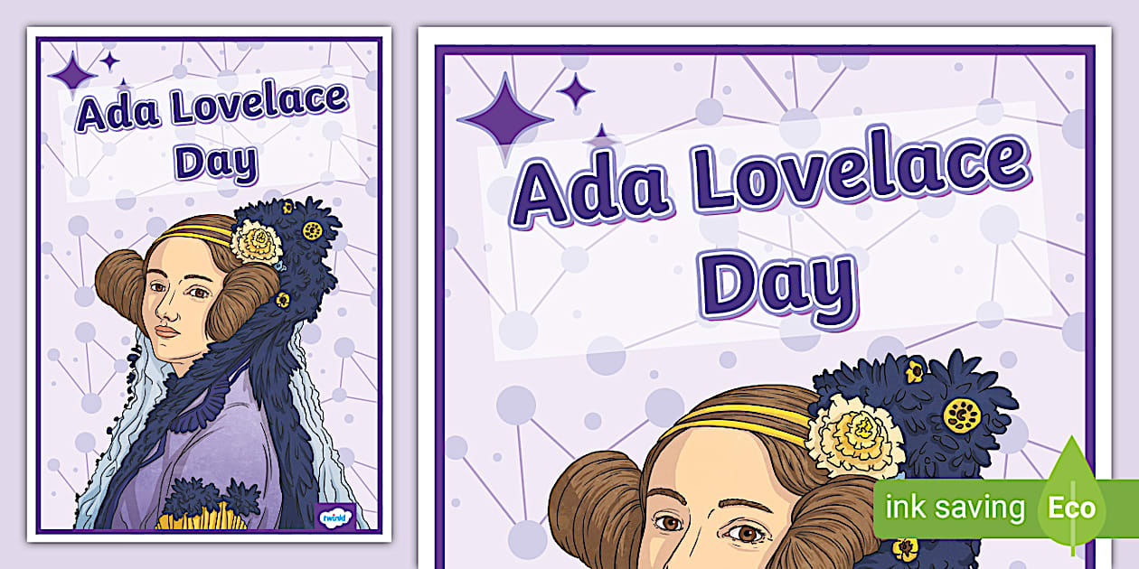 Ada Lovelace Day Display Poster (Teacher-Made) - Twinkl