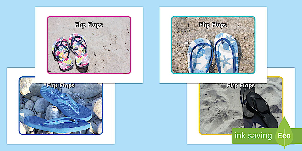 Flip Flops Photo Pack (Teacher-Made) - Twinkl