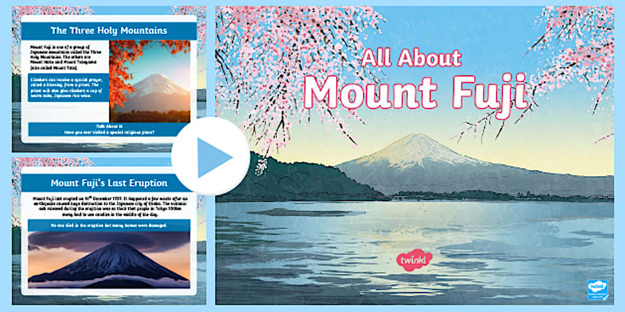 Mount Fuji Facts for Kids - All About Mount Fuji PowerPoint