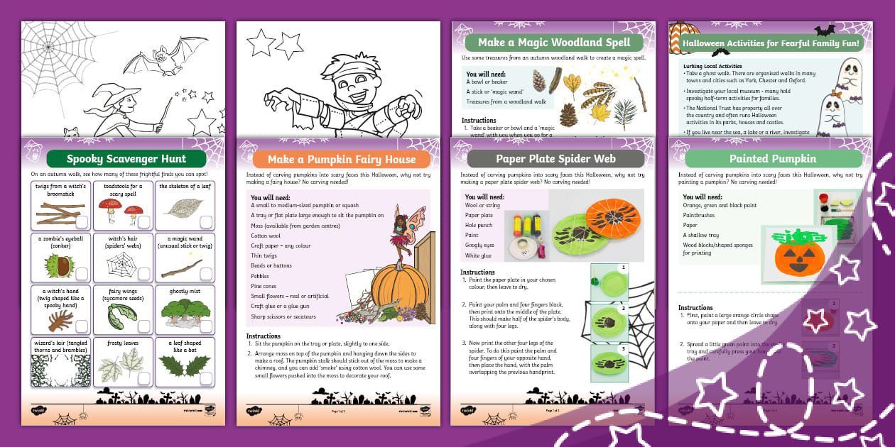 Halloween Family Fun Activity Pack