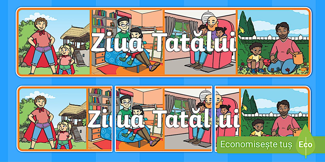 Ziua Tatălui – Banner (teacher made) - Twinkl
