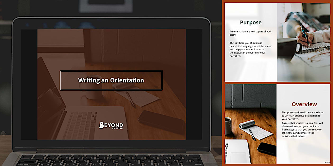 Writing an Orientation PowerPoint (Teacher-Made) - Twinkl