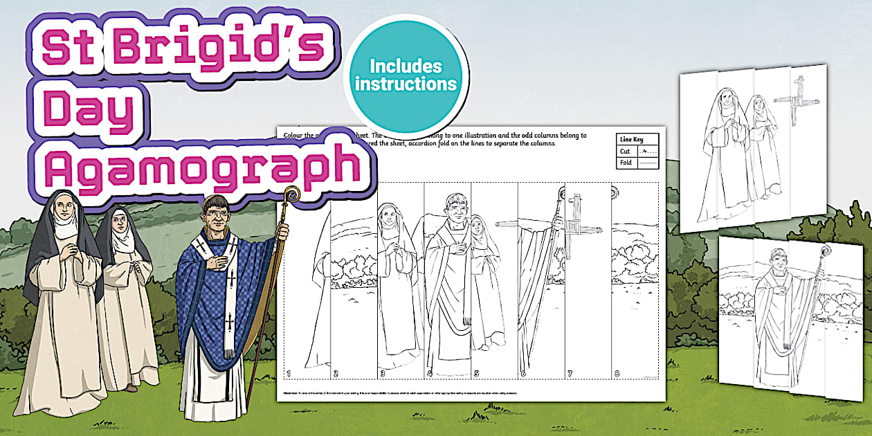 * NEW * St Brigid's Day Agamograph