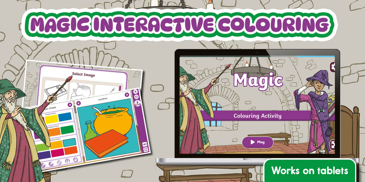 Magic Interactive Colouring Activity