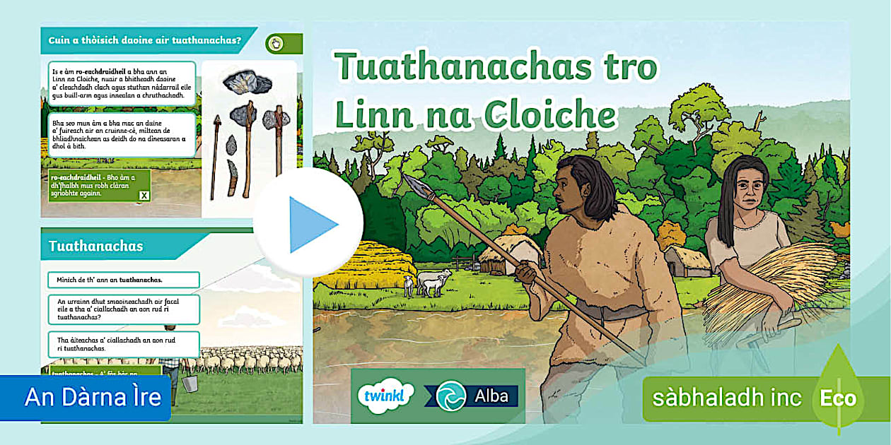 Tuathanachas tro Linn na Cloiche - PowerPoint (Teacher-Made)