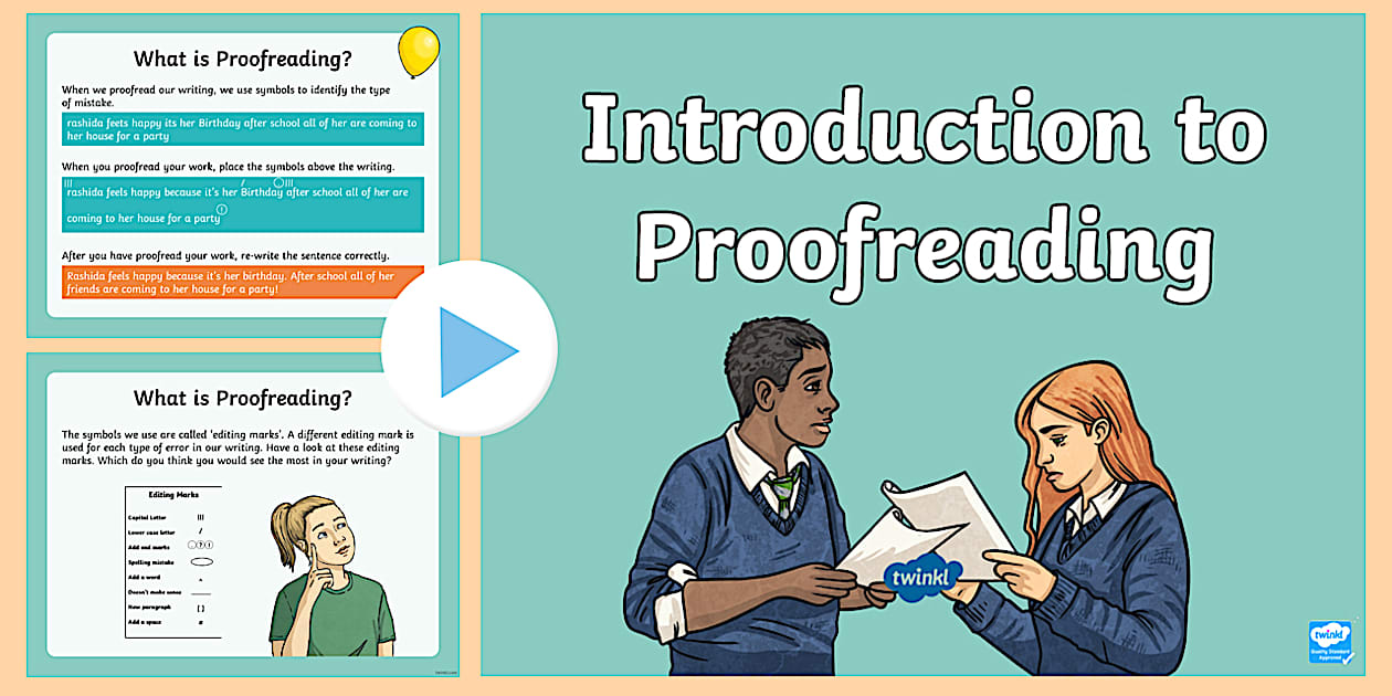 Introduction to Proofreading PowerPoint (teacher made)