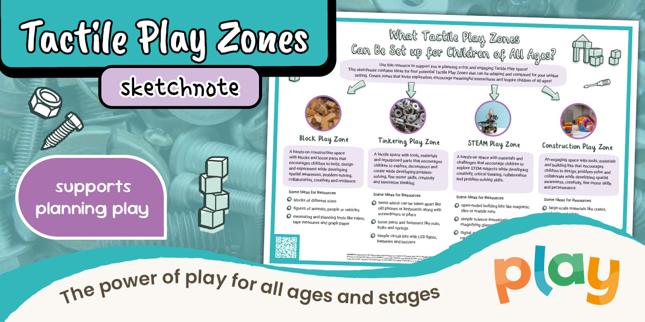 What Tactile Play Zones Can Be Set up? Sketchnote