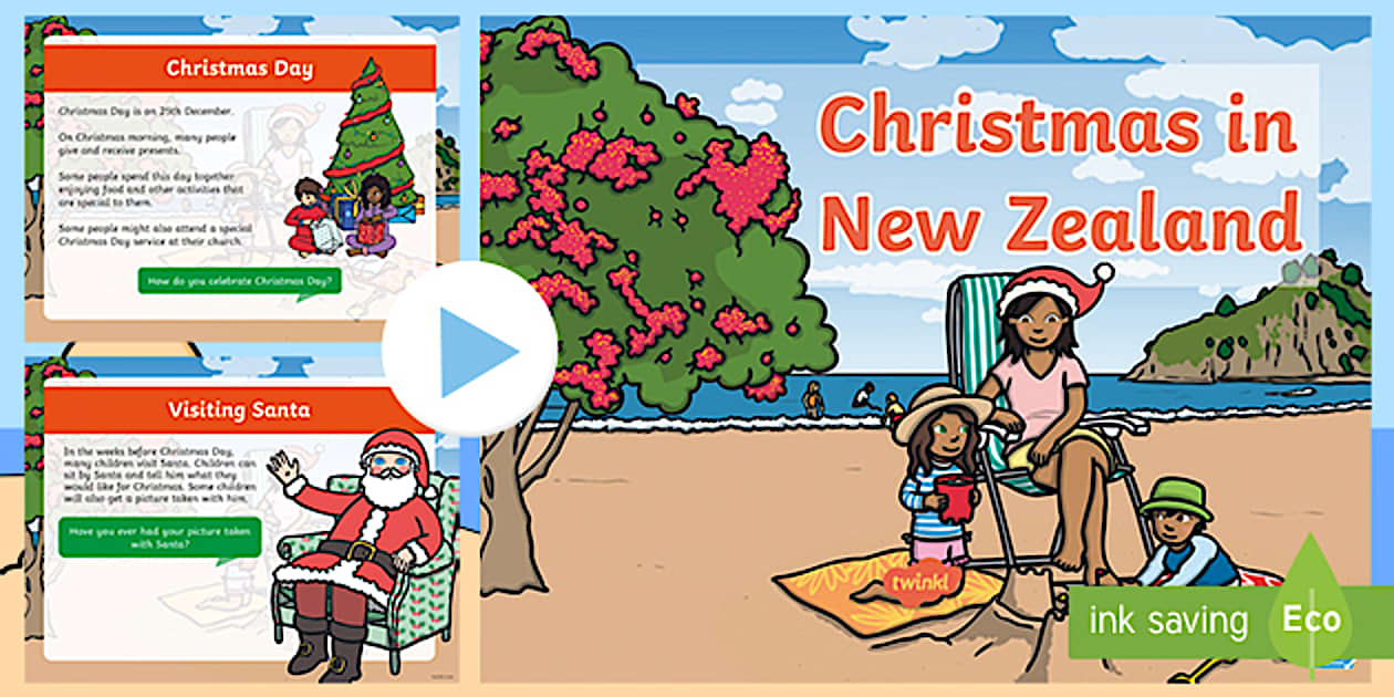 Christmas in New Zealand PowerPoint | Festive Traditions NZ