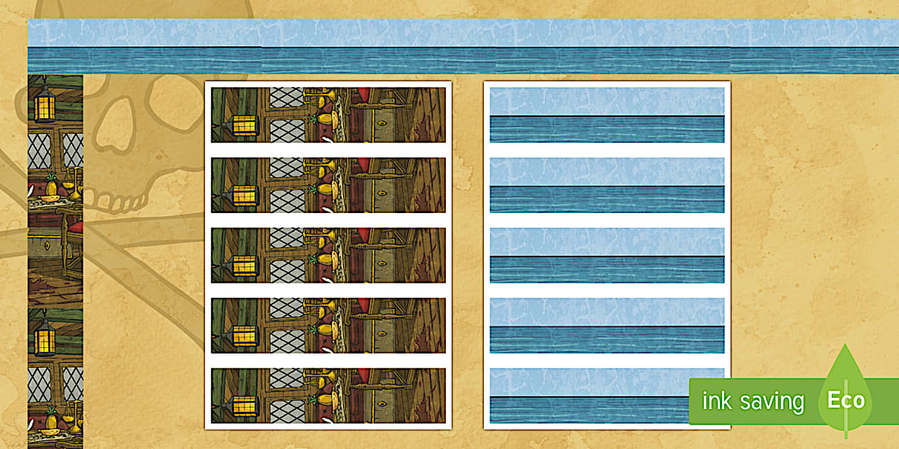 Talk like a Pirate Display Borders (teacher made) - Twinkl