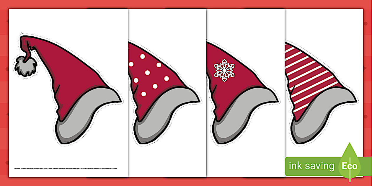 Gonk Hat Cut-Out (Teacher-Made) - Twinkl