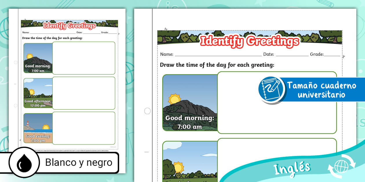 Inglés | 1° Básico | Greetings Vocabulary | Good morning