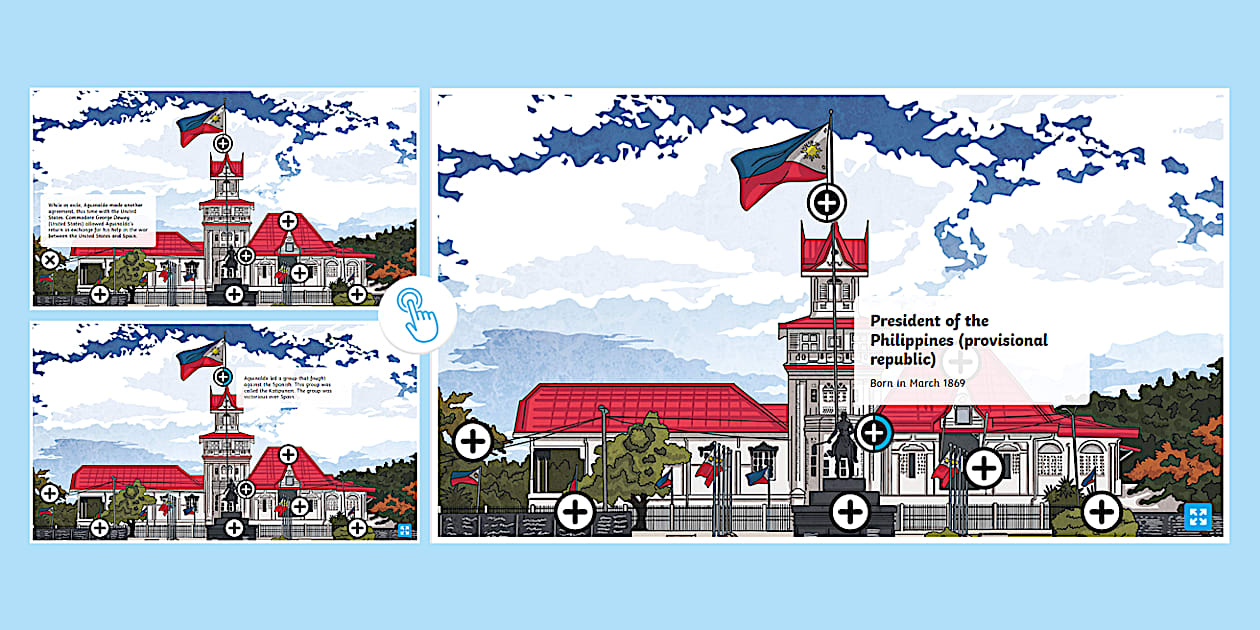 Filipino American History Month Click and Learn Digital Picture for 6th-8th