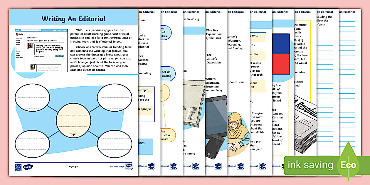 Writing An Editorial | Grade 6 | Twinkl (teacher made)