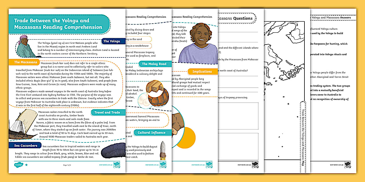 Trade Between the Macassans and the Yolngu People PowerPoint