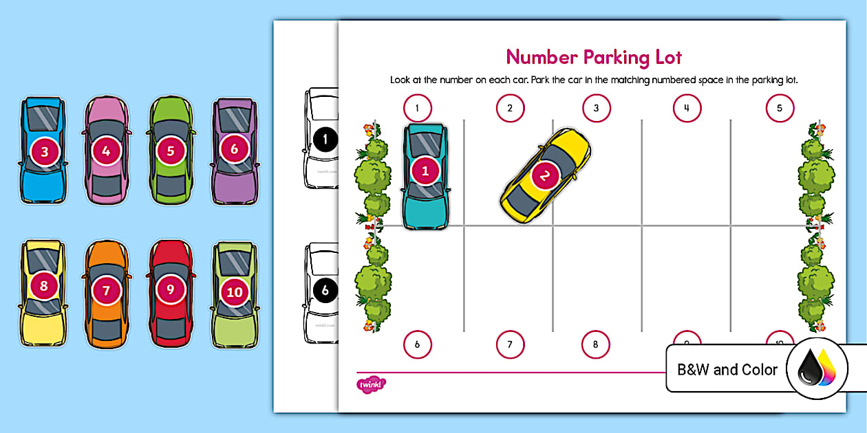 Parking Lot Number Recognition and Matching Worksheet