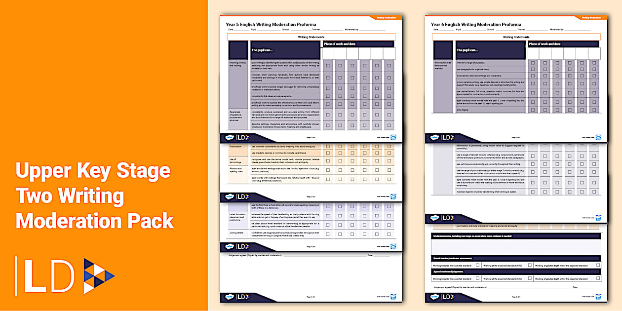 Writing Moderation Pack: Upper Key Stage Two - Twinkl