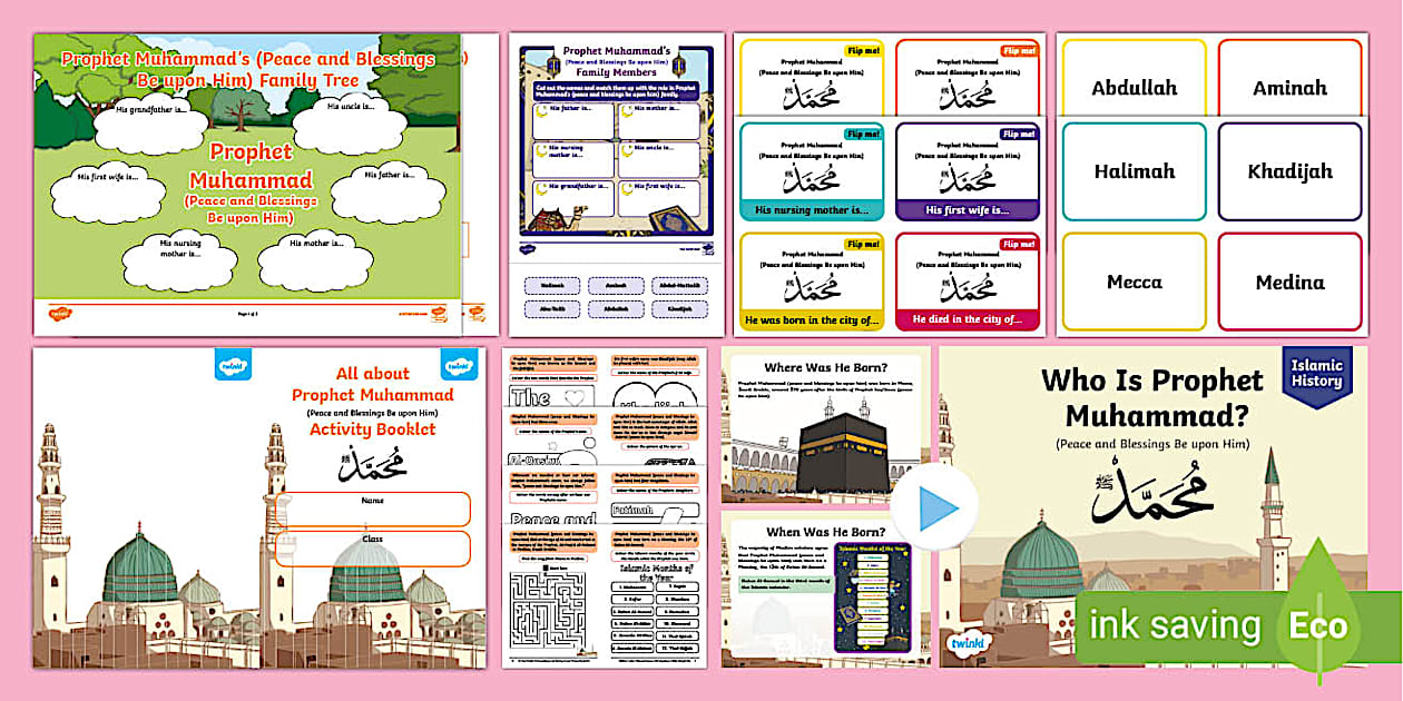 Year 1 Islamic History: Who Is Prophet Muhammad Lesson Pack 1