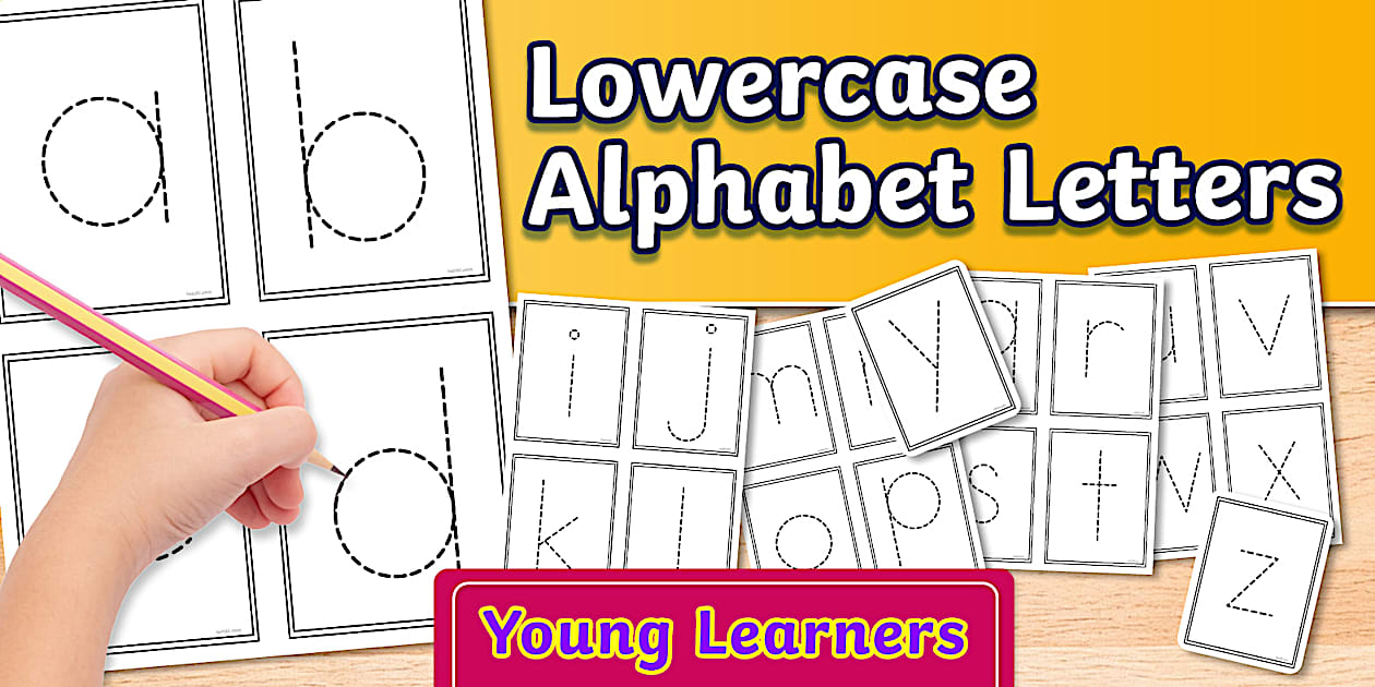 Lowercase Alphabet Letters Fine Motor Task Box Cards