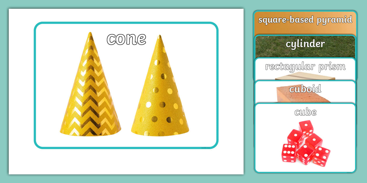 3D Object Pictures | 3D Shape Display Photos | Twinkl