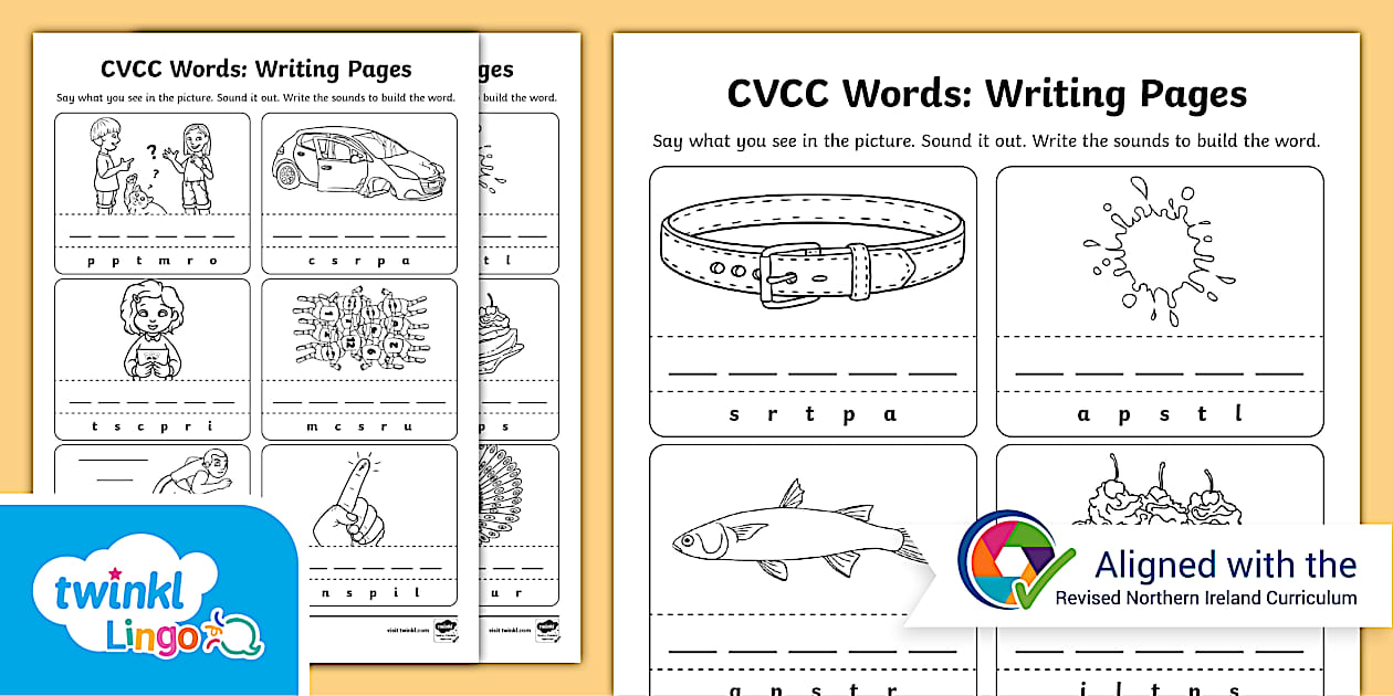 Linguistic Phonics: Stage 2 Longer Words Writing Activity Sheets