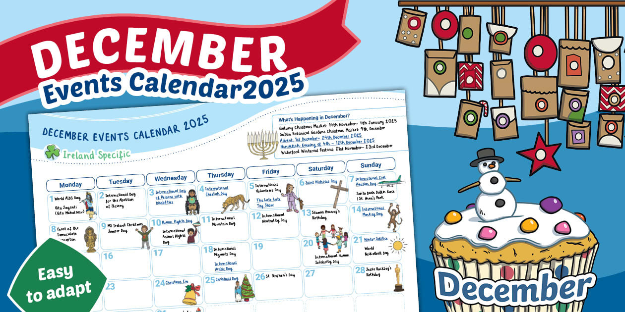 December Events Calendar 2025