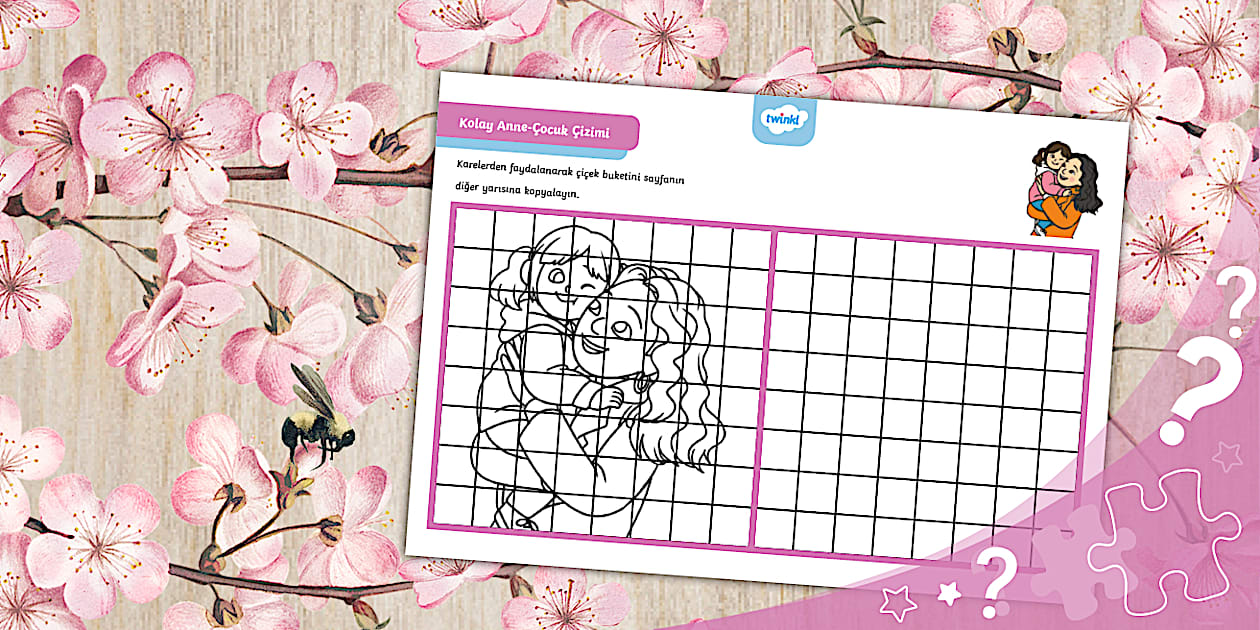 Kolay Anne-Çocuk Çizimi (teacher made) - Twinkl