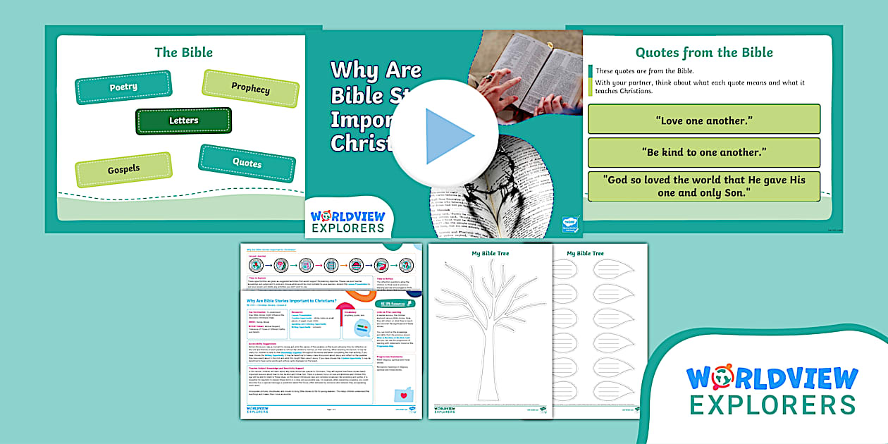 RE: Christian Stories: KS1 Lesson Pack 6 - Twinkl