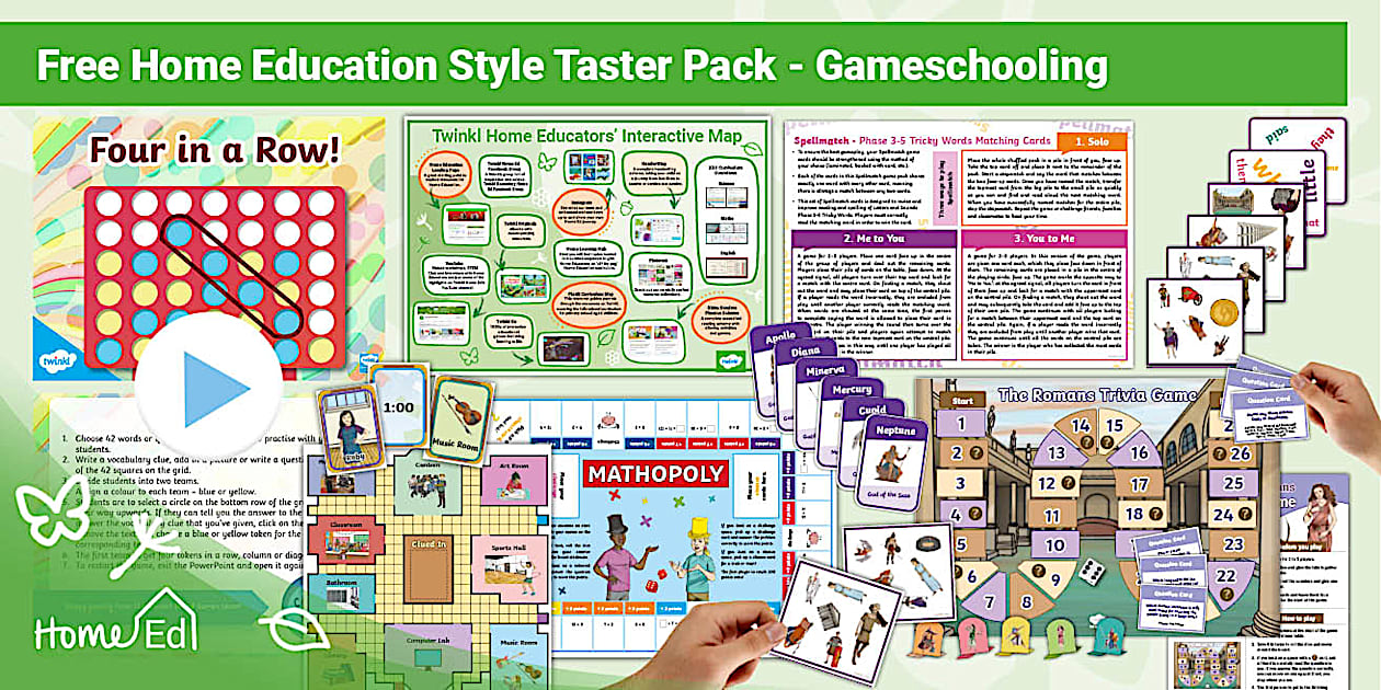 Home Education Style Taster Pack - Gameschooling - Twinkl