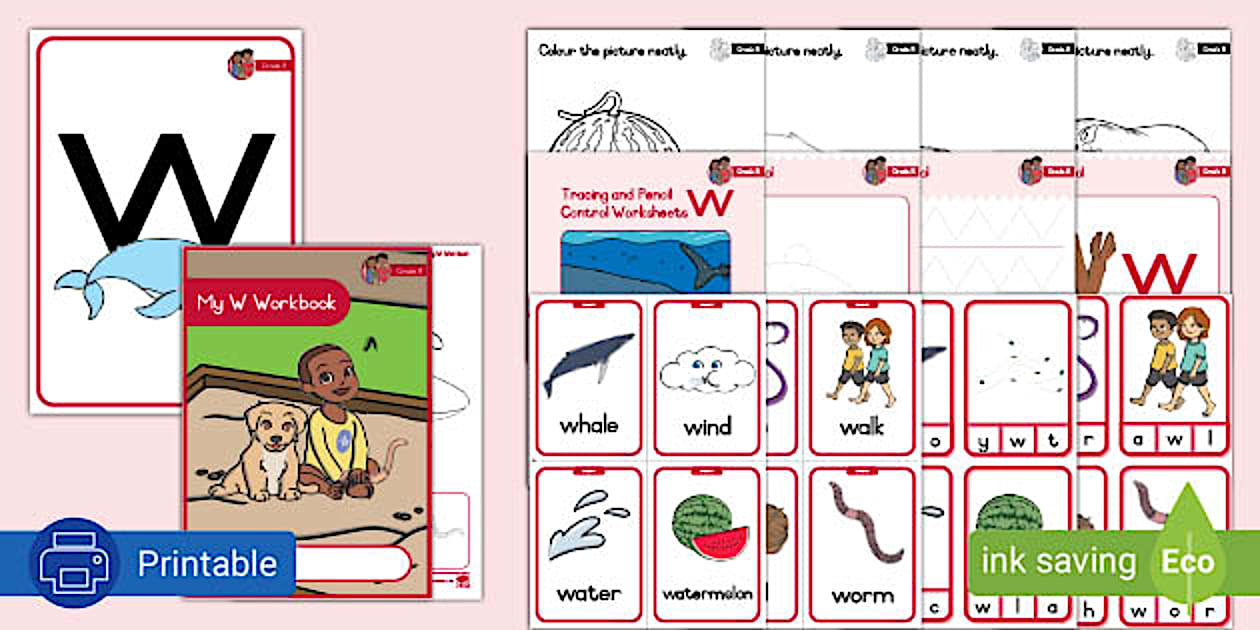 Grade R Phonics Pack W