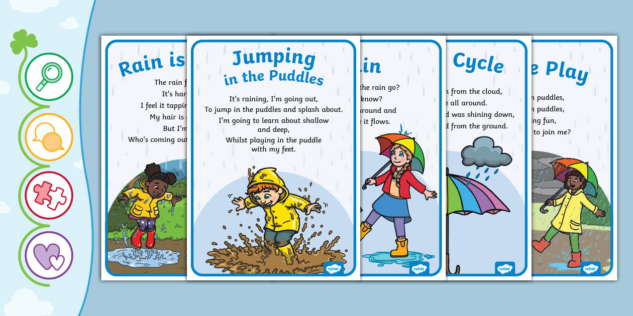 Rainy Day Songs and Poems (teacher made) - Twinkl
