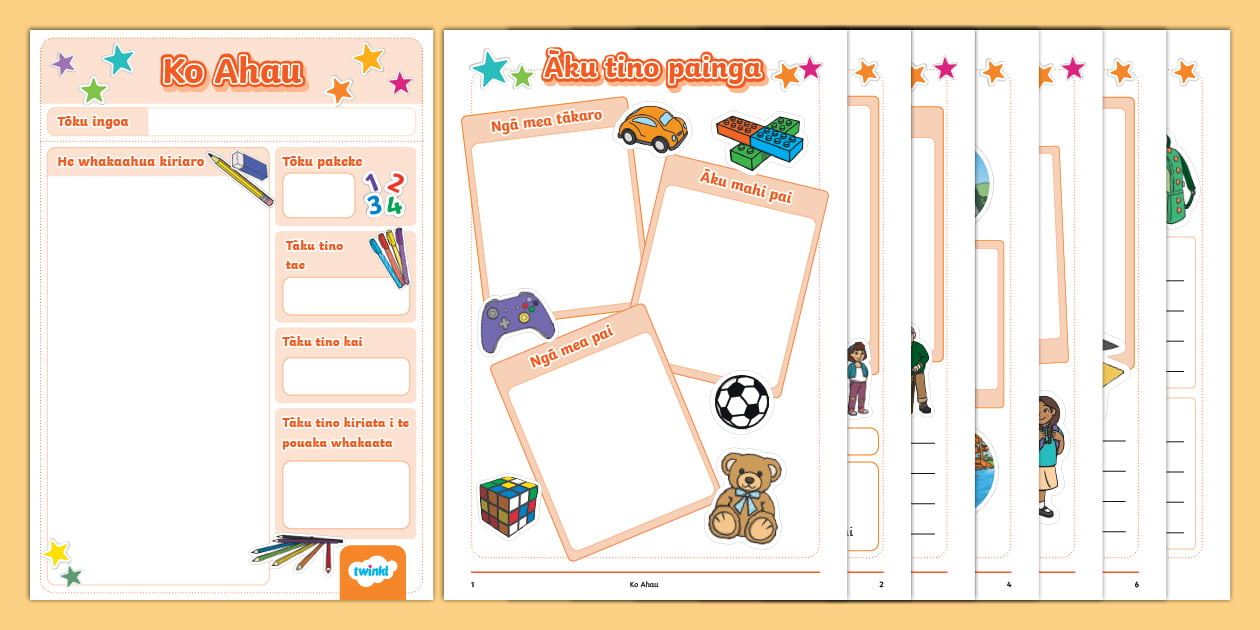 Ko Ahau - He Pukapuka Mahi (teacher made) - Twinkl