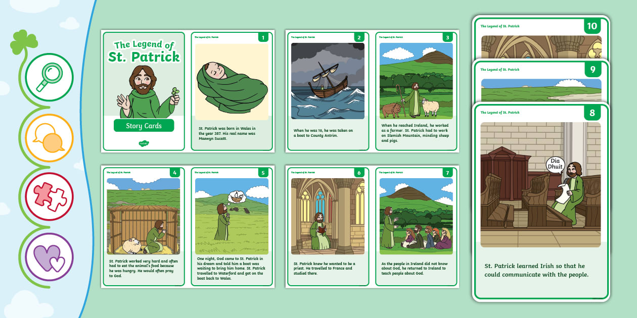 The Legend of St. Patrick Story Cards (teacher made)