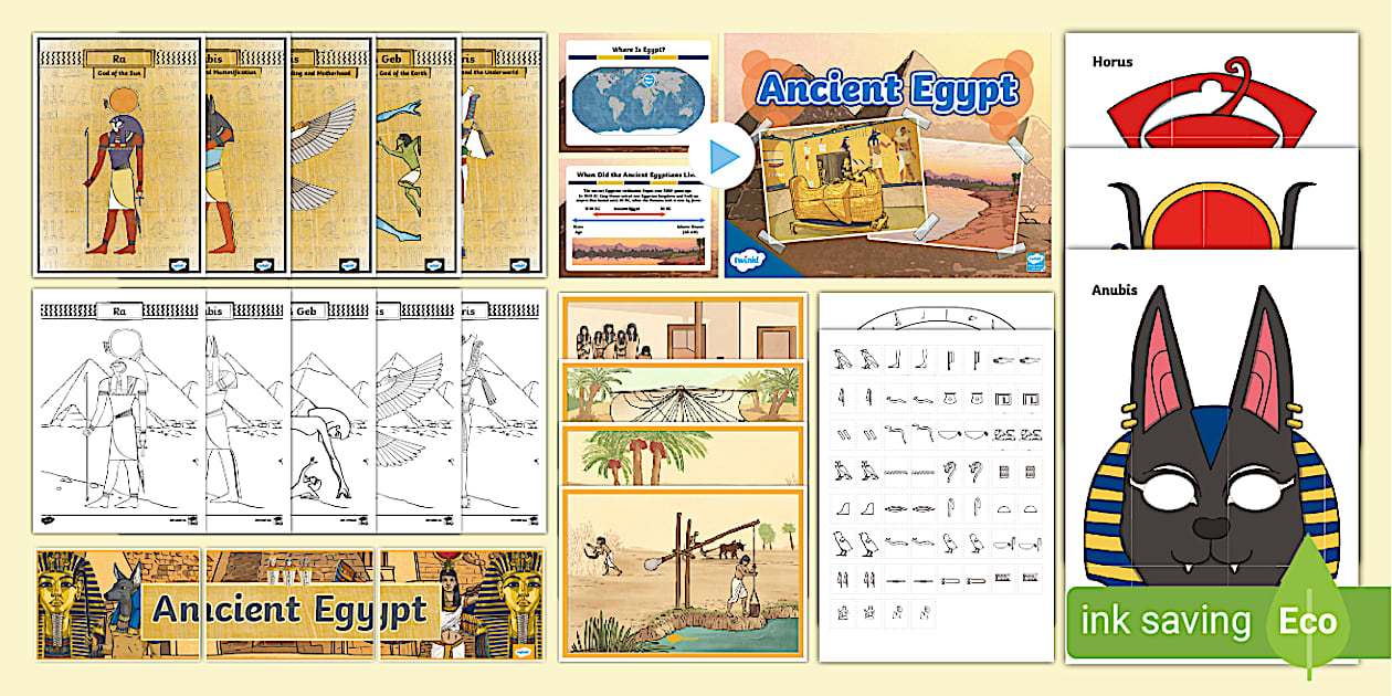 CfE First Level Ancient Egypt IDL Resource Pack - Twinkl