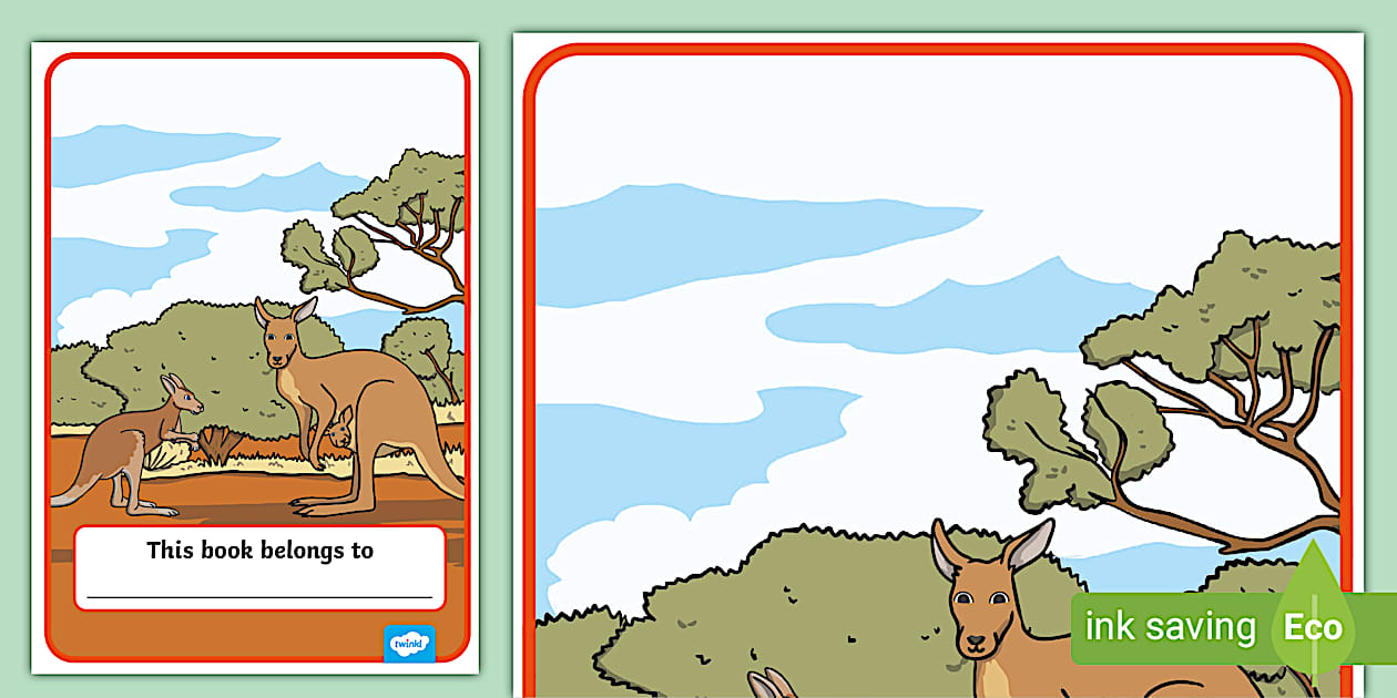 Kangaroo Book Cover (Hecho por educadores) - Twinkl