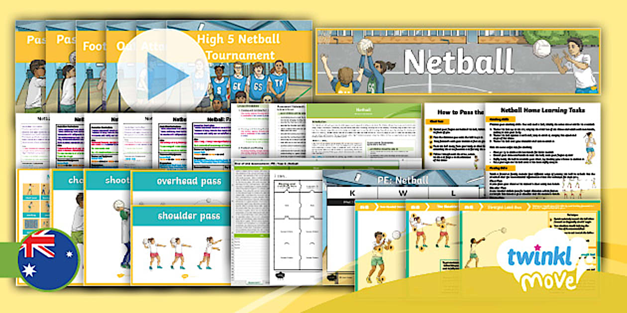 Move PE Year 6 Netball Unit Pack (teacher made) - Twinkl