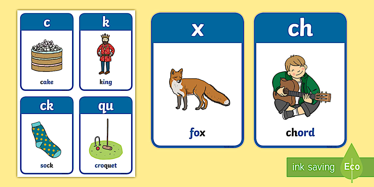 Cursive My 'C' Sound Family Flashcards (teacher made)