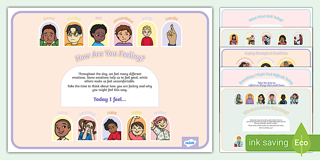 Daily Reflection Poster Pack (teacher made) - Twinkl