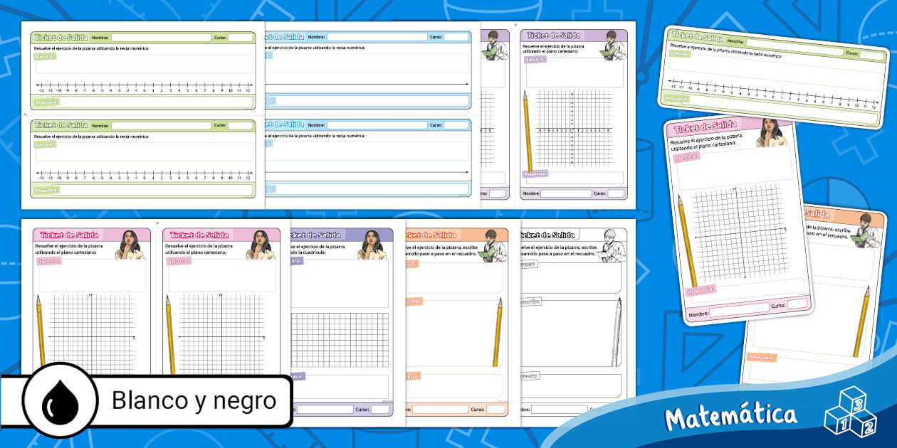 Tickets de Salida | Matemáticas | Educación Media - Twinkl