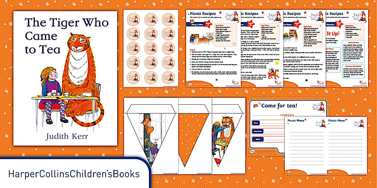 FREE! - The Tiger Who Came to Tea: Tea Party Pack - Twinkl