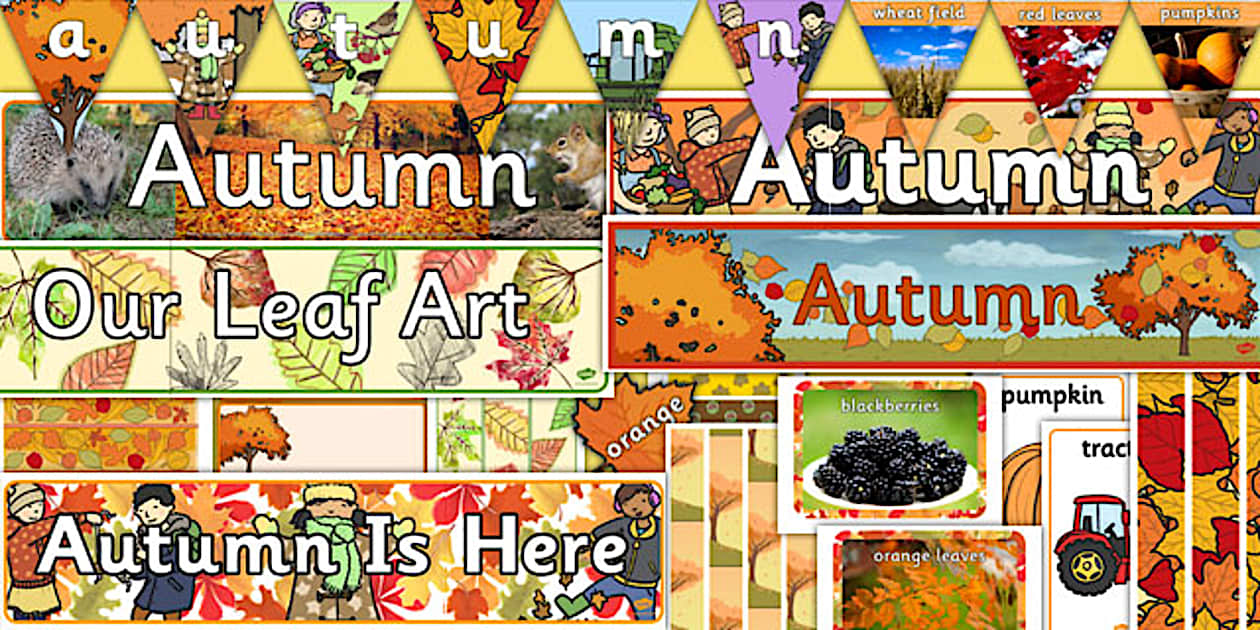 Autumn Display Ideas for the Autumn Term for Teachers
