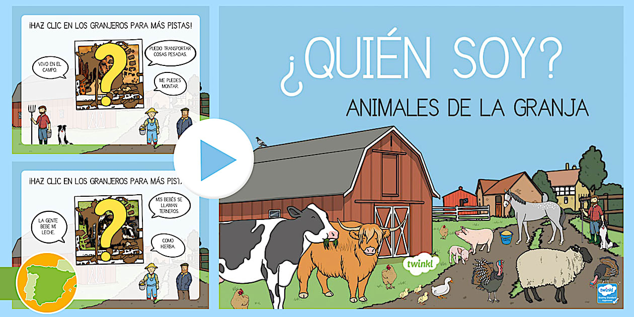 Presentación: ¿Quién soy? - Animales de la granja