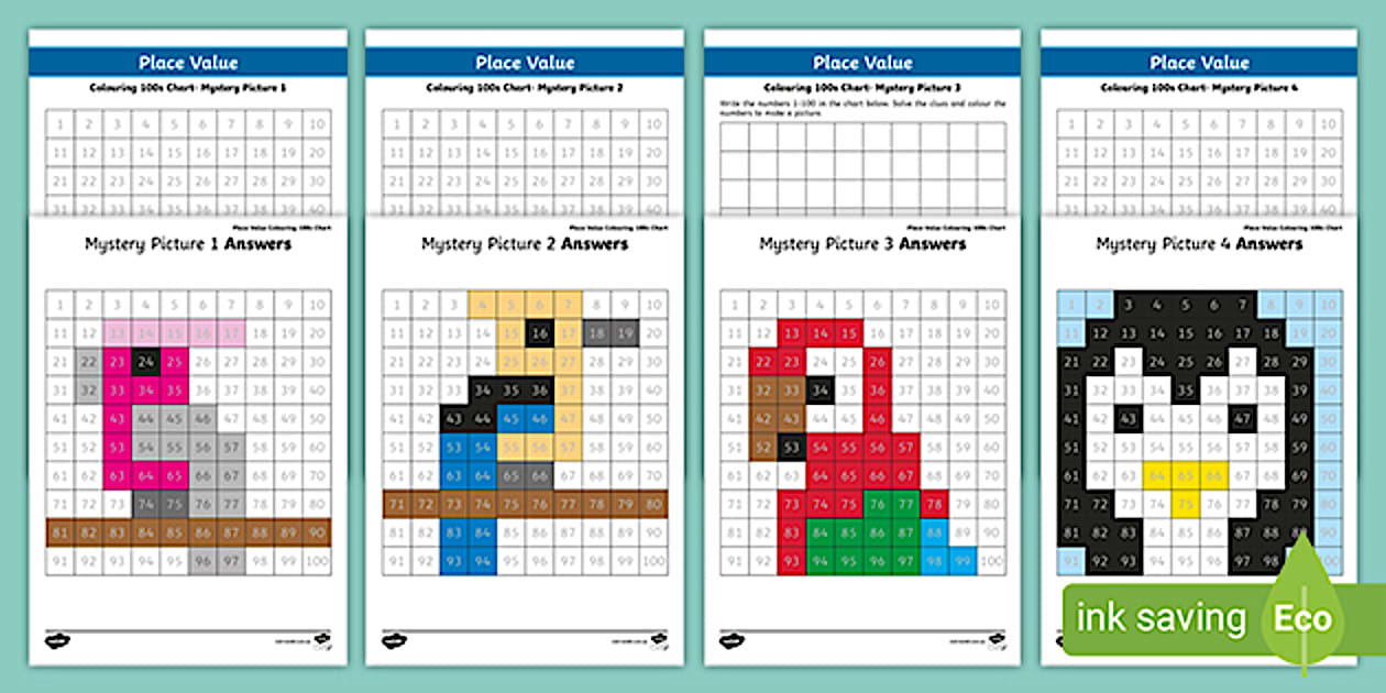 Birds Place Value Mosaic Differentiated Worksheets - Twinkl