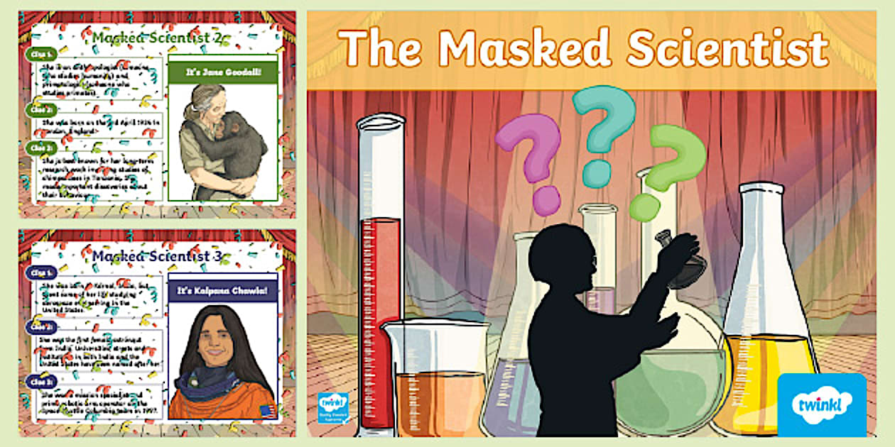 KS2 Scientists | The Masked Scientist Quiz (teacher made)