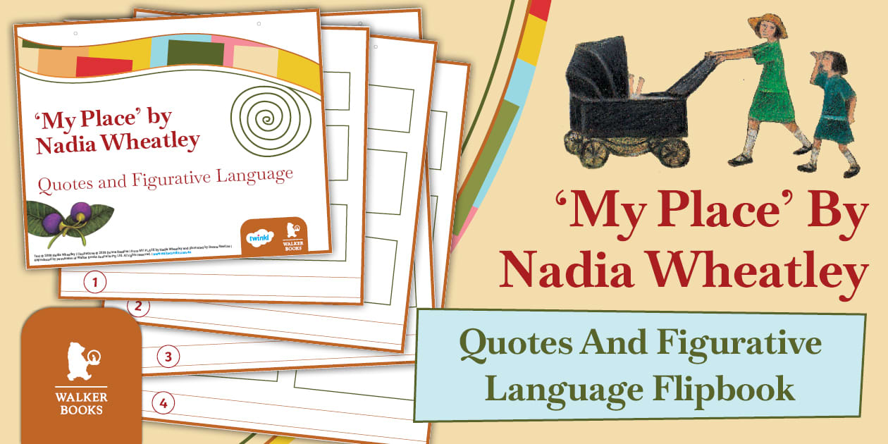 'My Place' Quotes and Figurative Language Flipbook