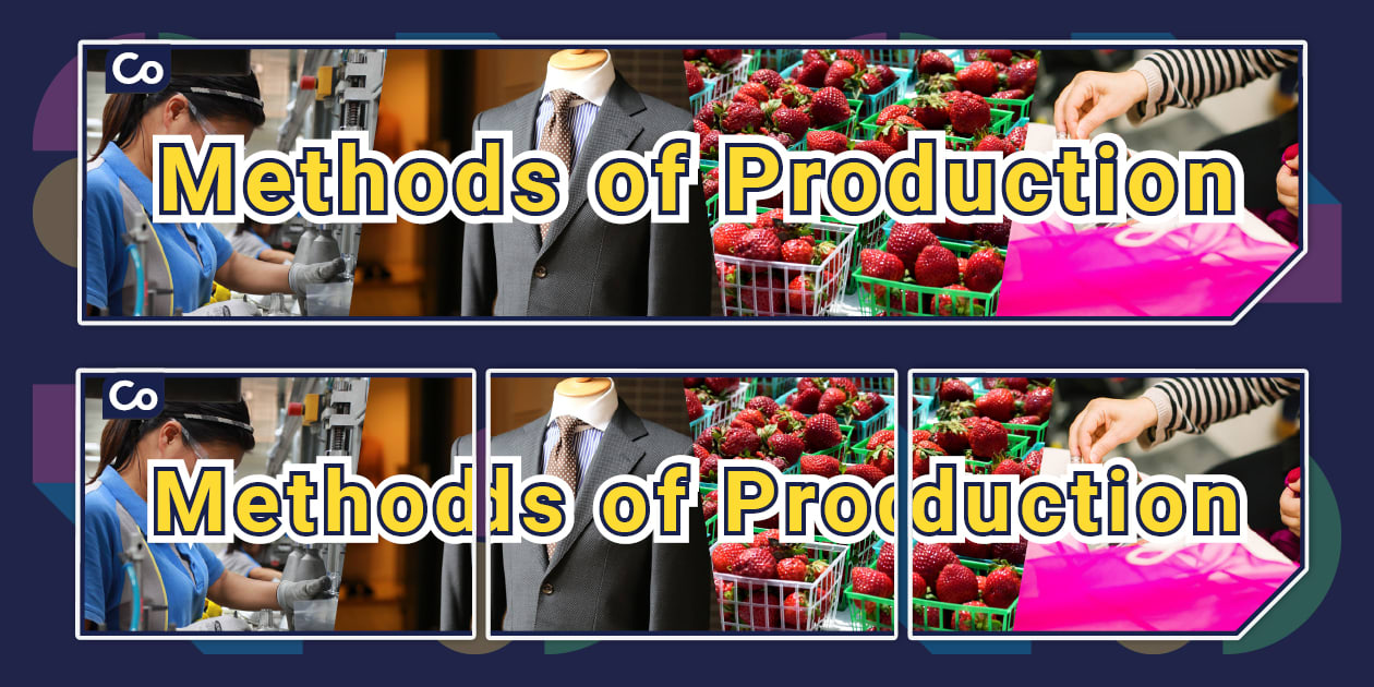 Methods of Production Display Banner (teacher made) - Twinkl